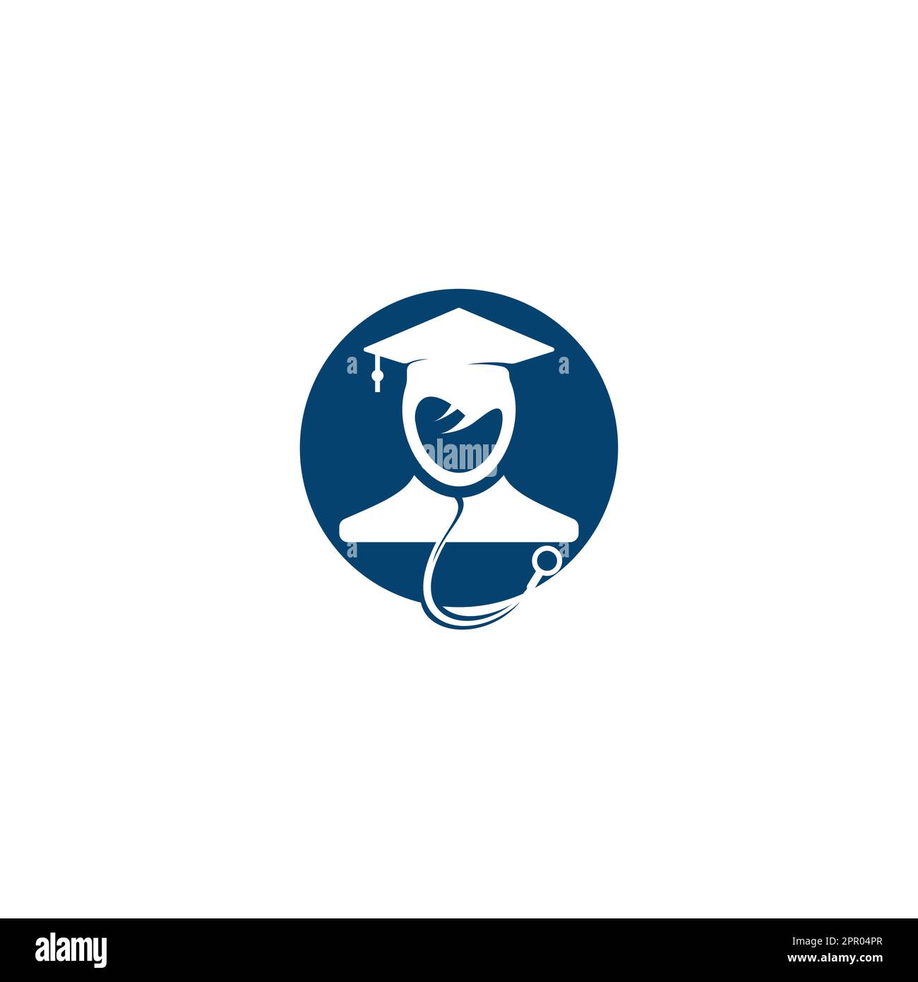 Medical School vector logo design. Medical student icon vector Stock ...