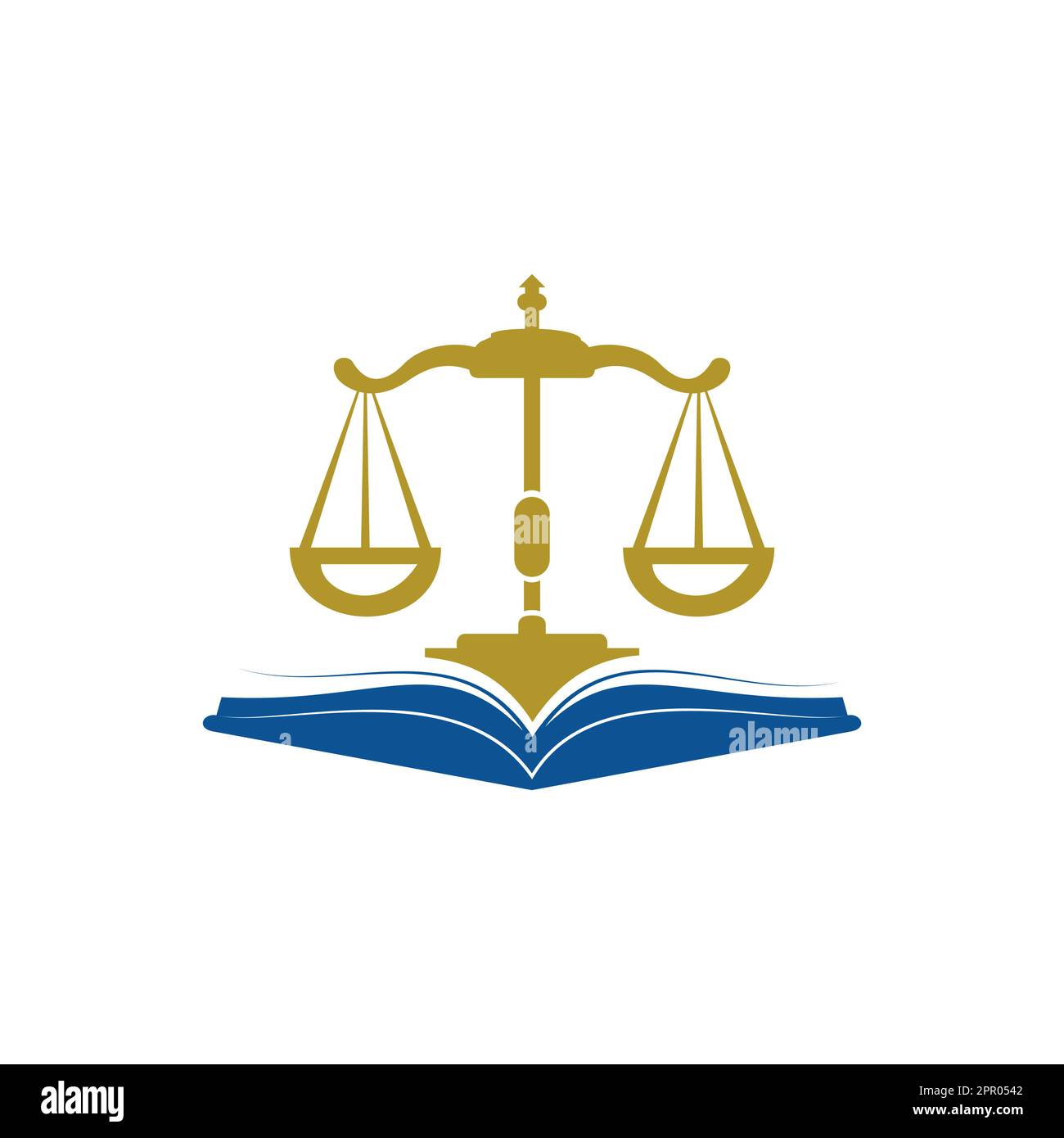 Law education logo design. Vector Libra and open book logo combination ...