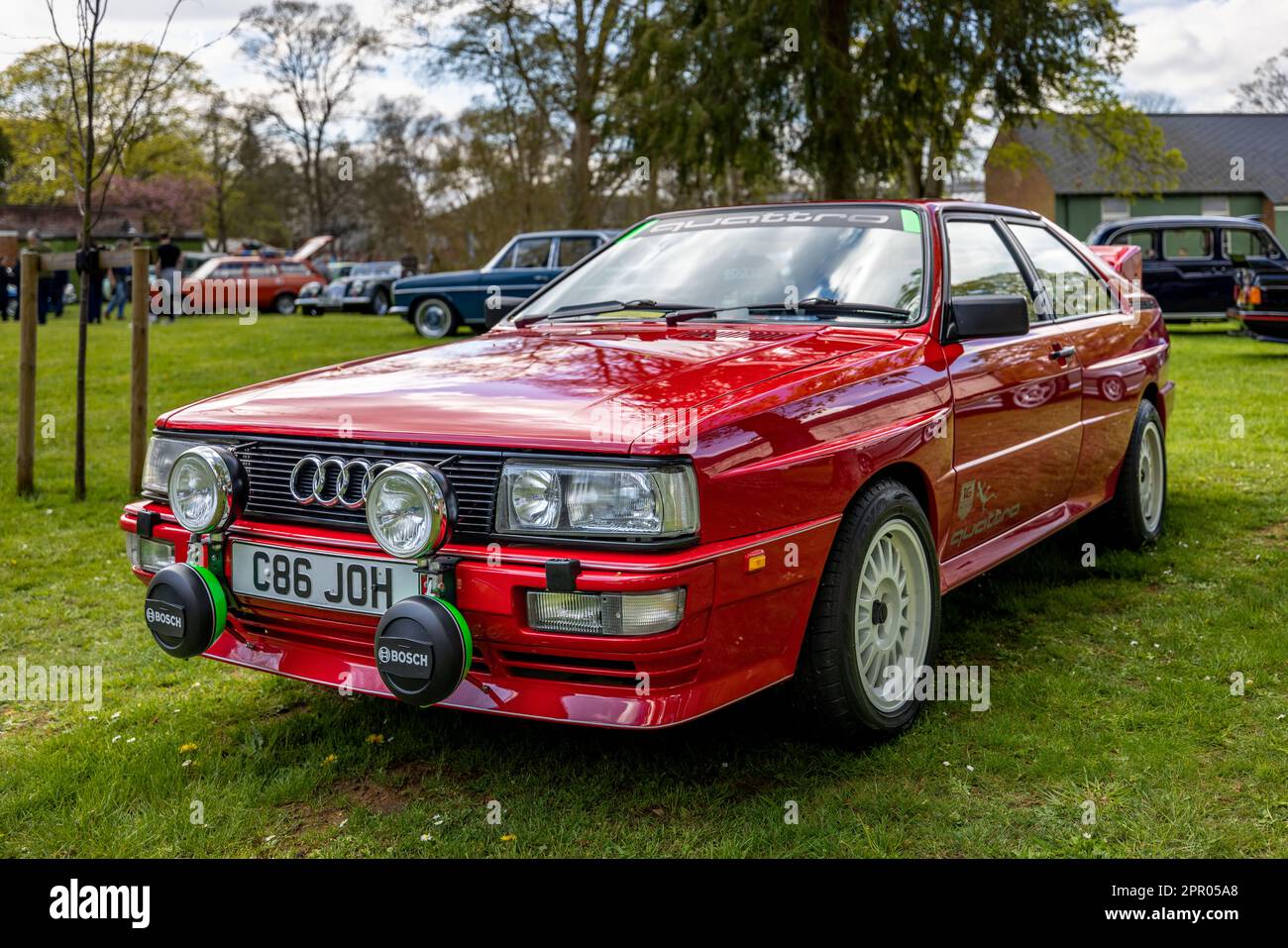 1986 Audi Quattro, on display at the April Scramble held at the ...