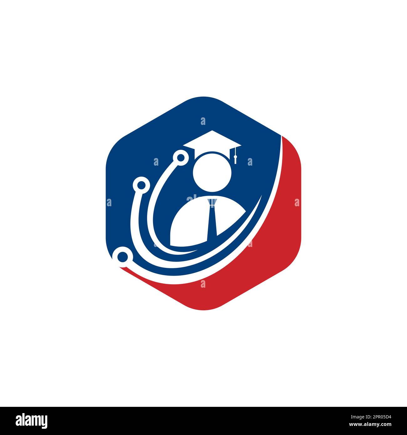 Education tech vector logo design. Digital school logo concept Stock ...