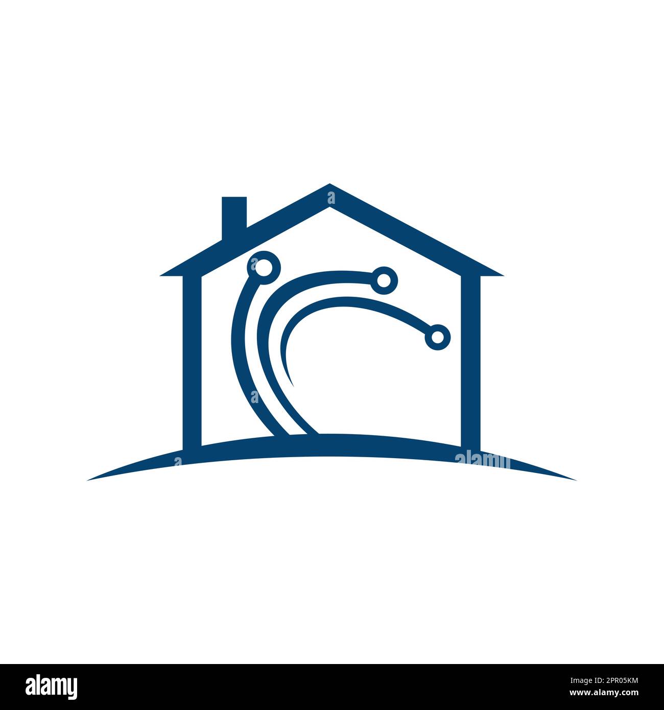 Digital Home vector logo design template Stock Vector Image & Art - Alamy