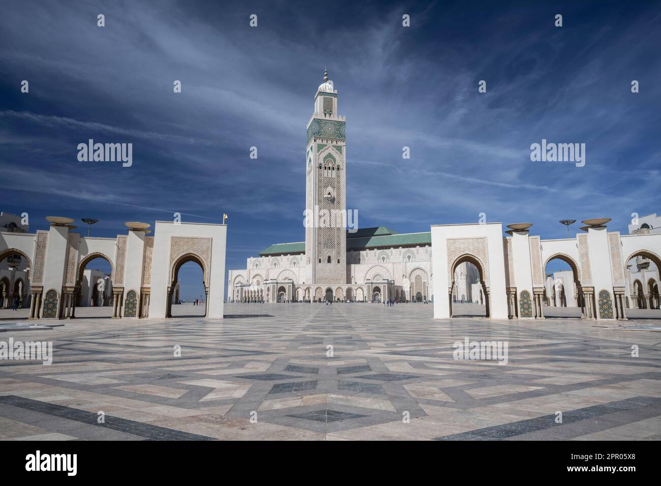 Monumental Hassam II Mosque on Sidi Mohammed Ben Abdallah boulevard by ...