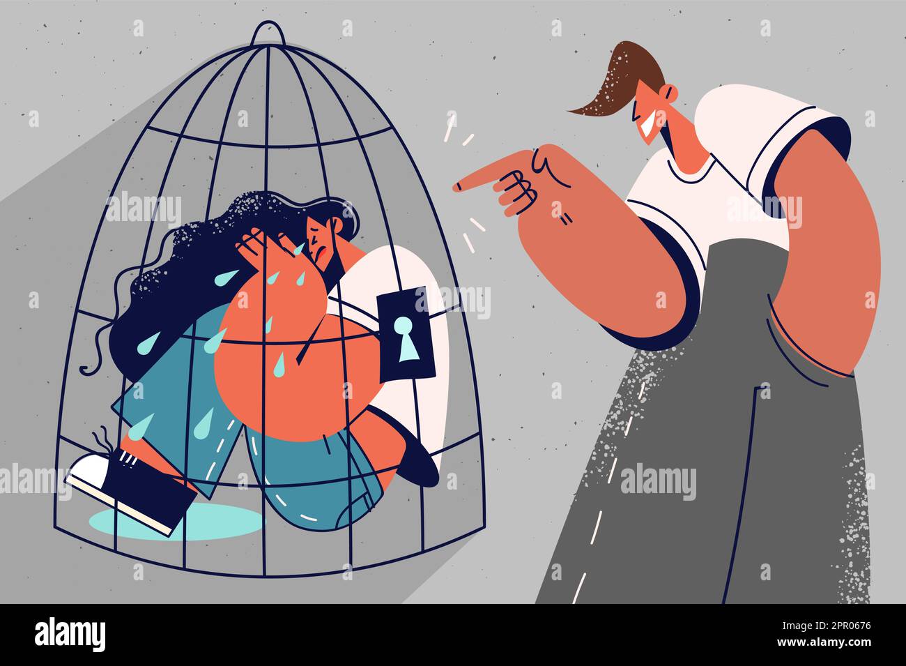 Girl laughing character Stock Vector Images - Alamy