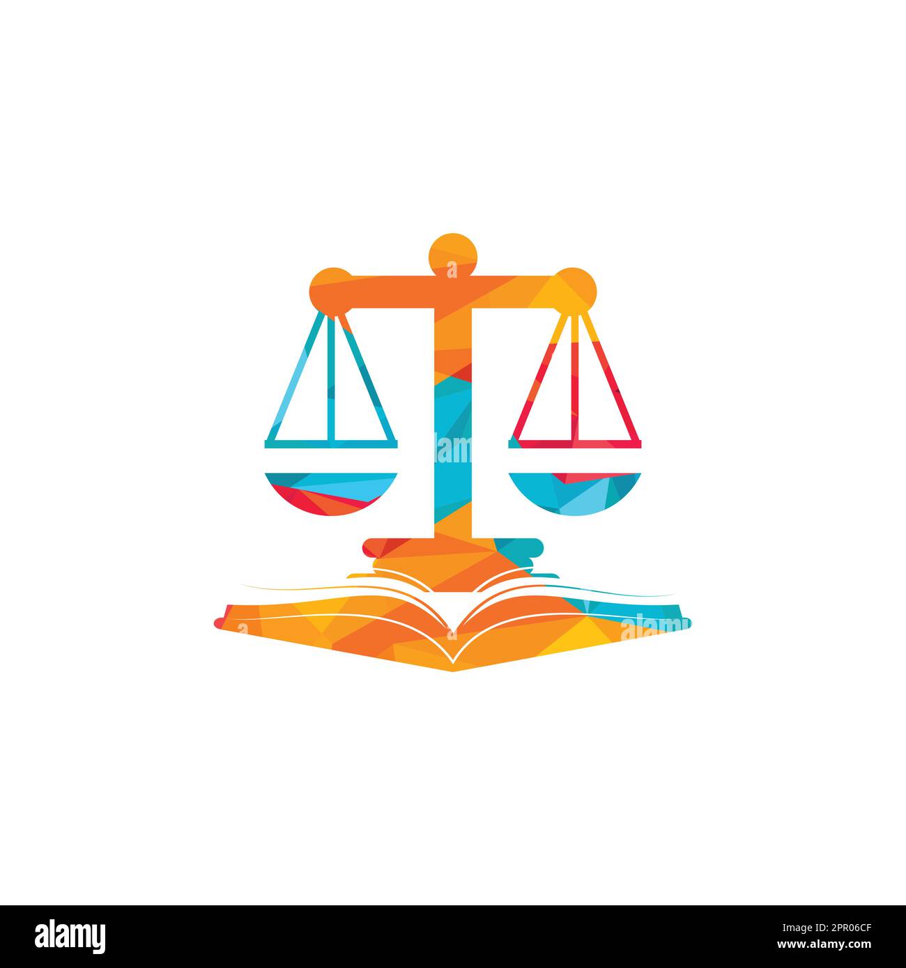 Law education logo design. Vector Libra and open book logo combination ...