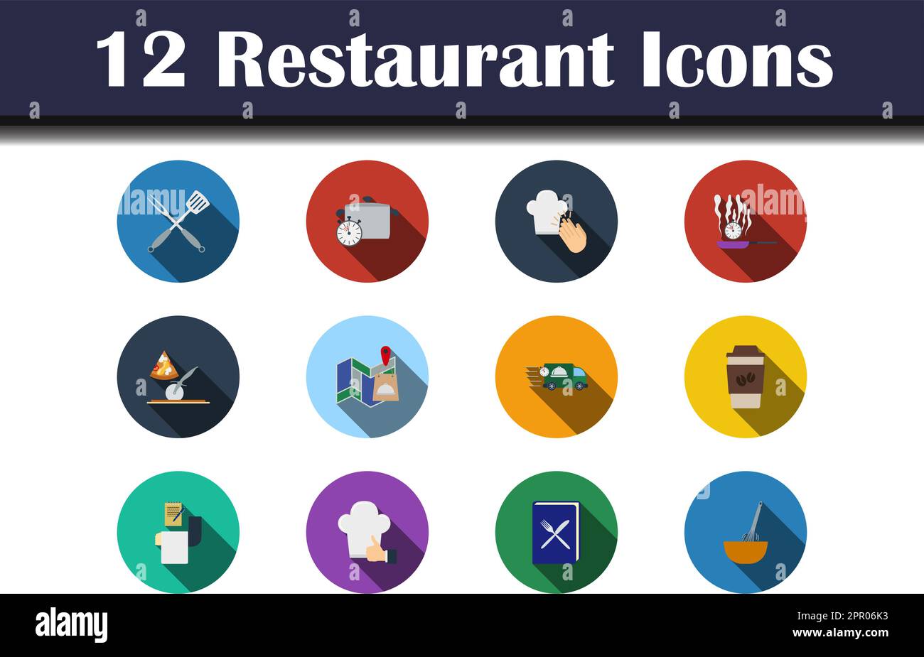 Restaurant Icon Set Stock Vector Image & Art - Alamy