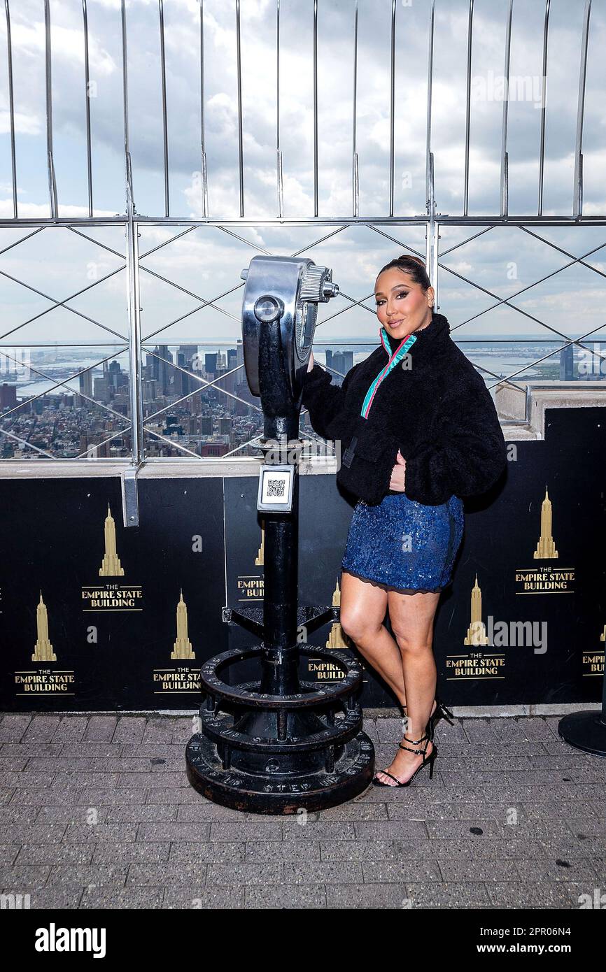 New York, NY, USA. 25th Apr, 2023. Adrienne Bailon-Houghton at the ...