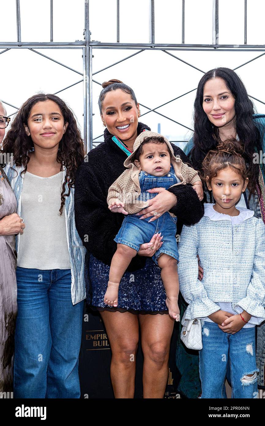 New York, NY, USA. 25th Apr, 2023. Adrienne Bailon-Houghton, Ever James ...