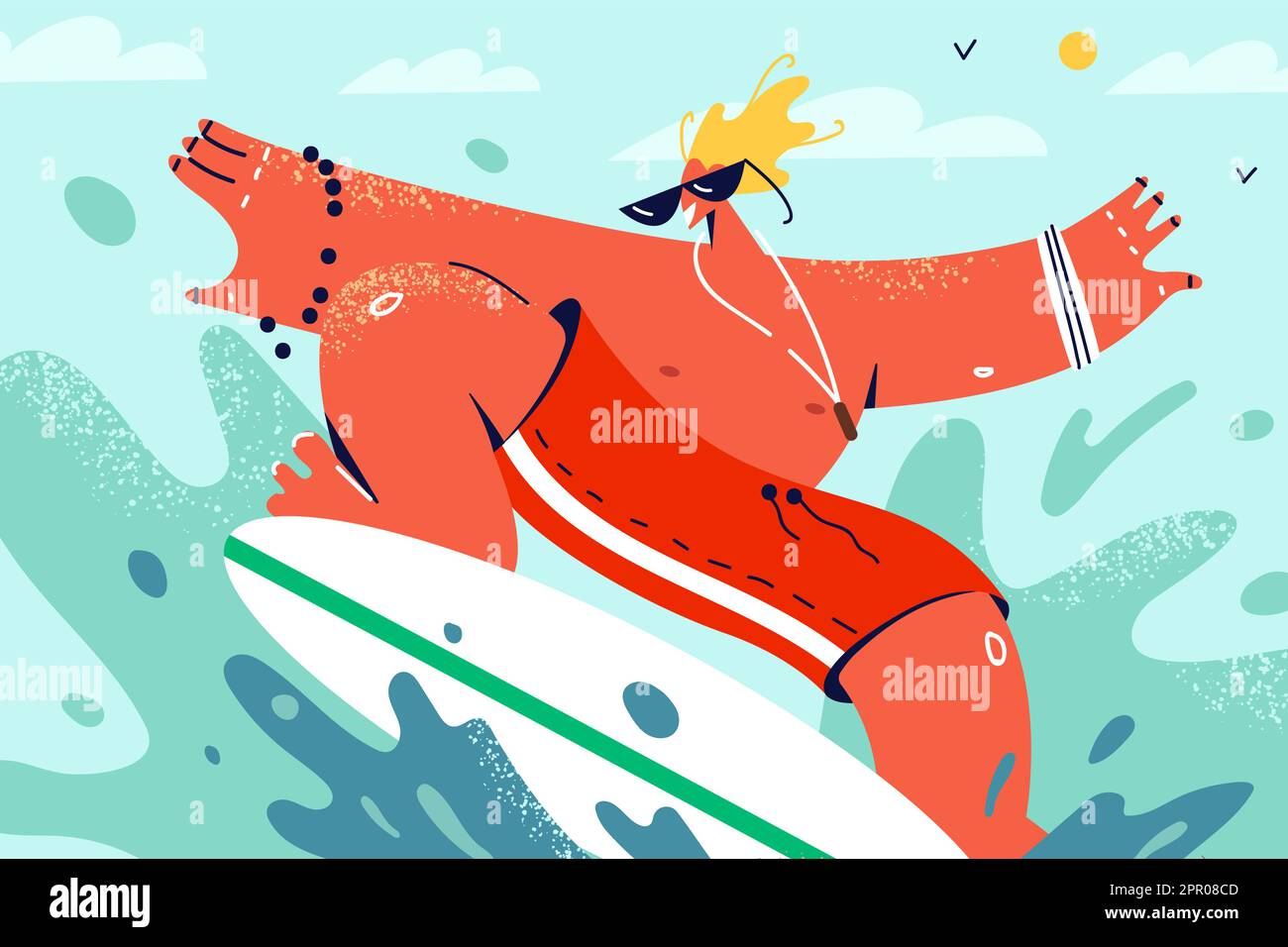 Youth surfing Stock Vector Images - Alamy