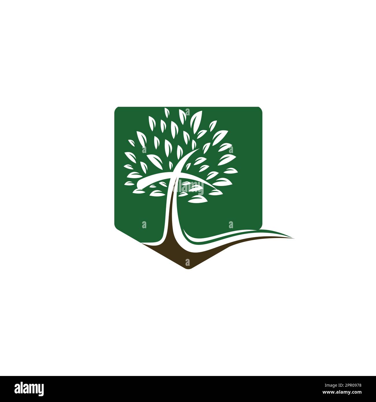 Tree religious cross symbol icon vector design Stock Vector Image & Art ...