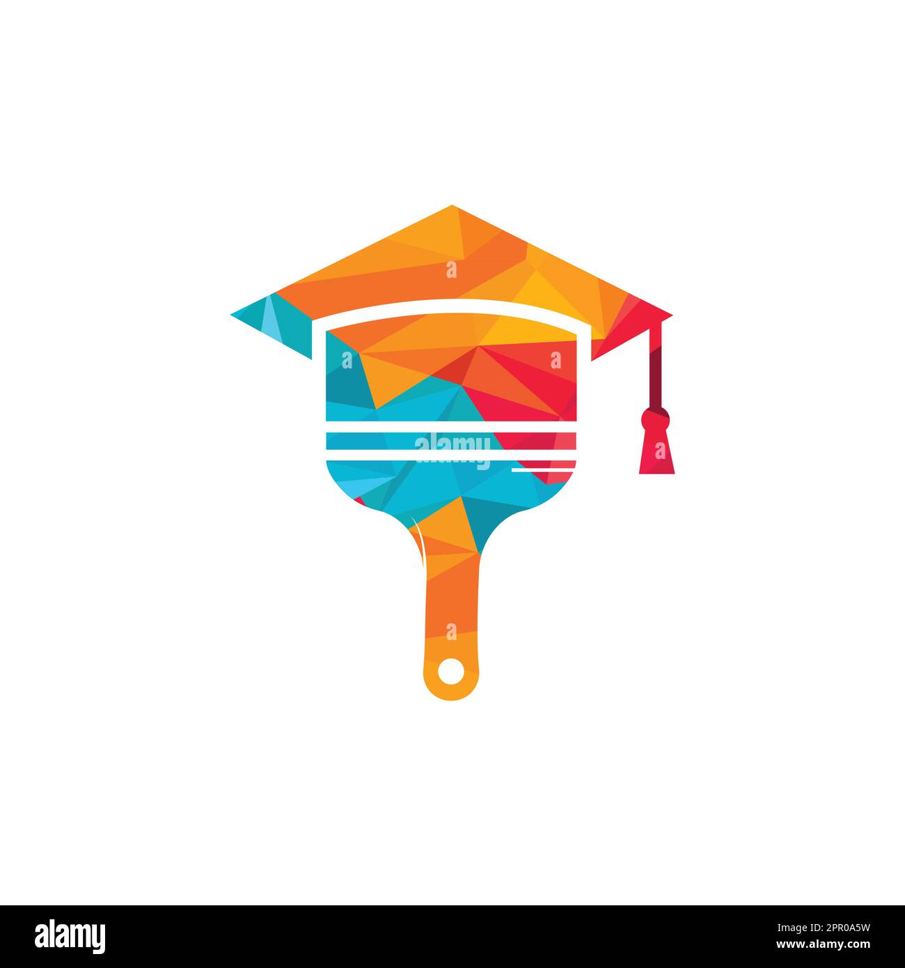 School paint vector logo design Stock Vector Image & Art - Alamy