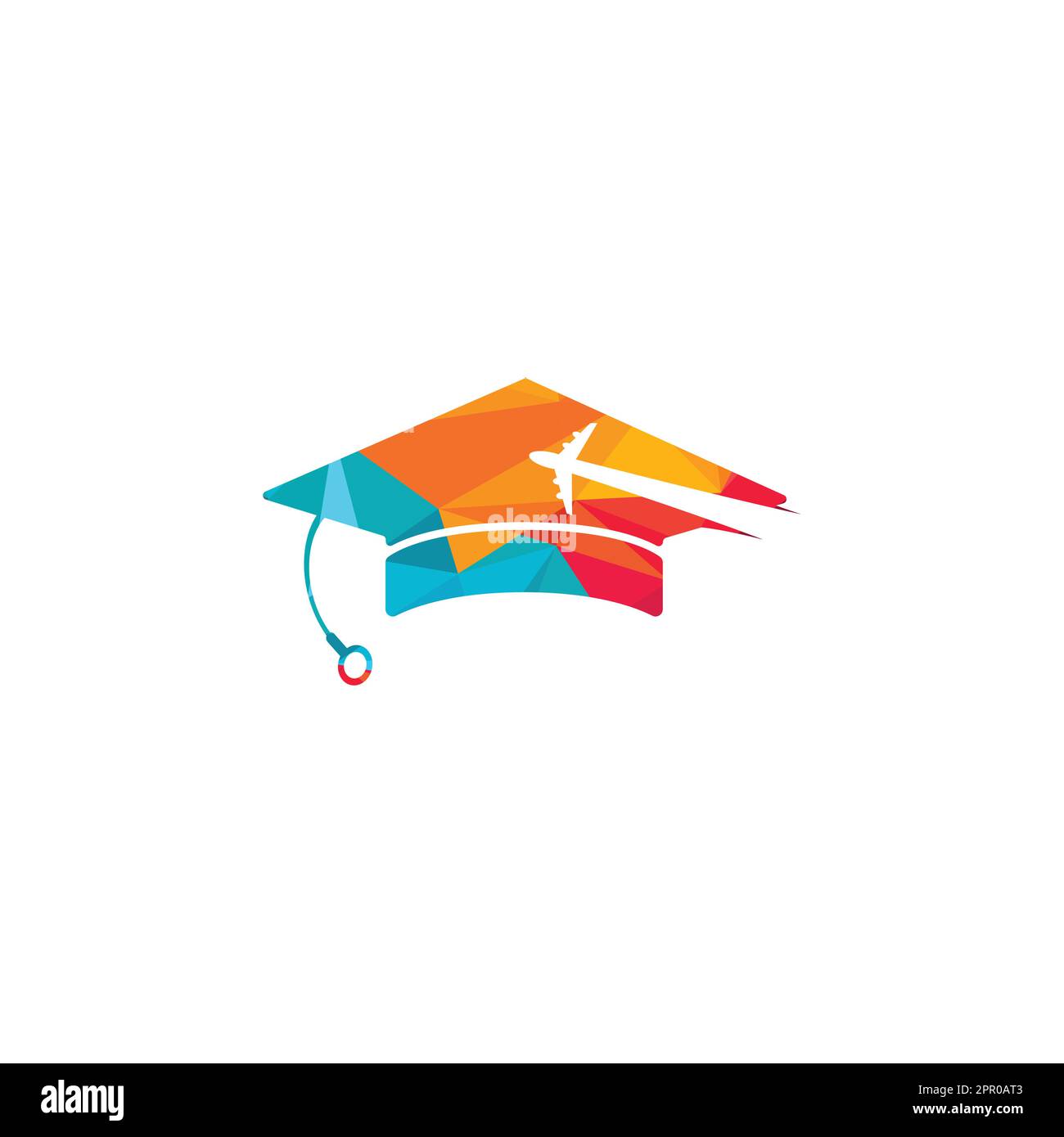 Study abroad vector logo design. Medical study in abroad logo concept ...