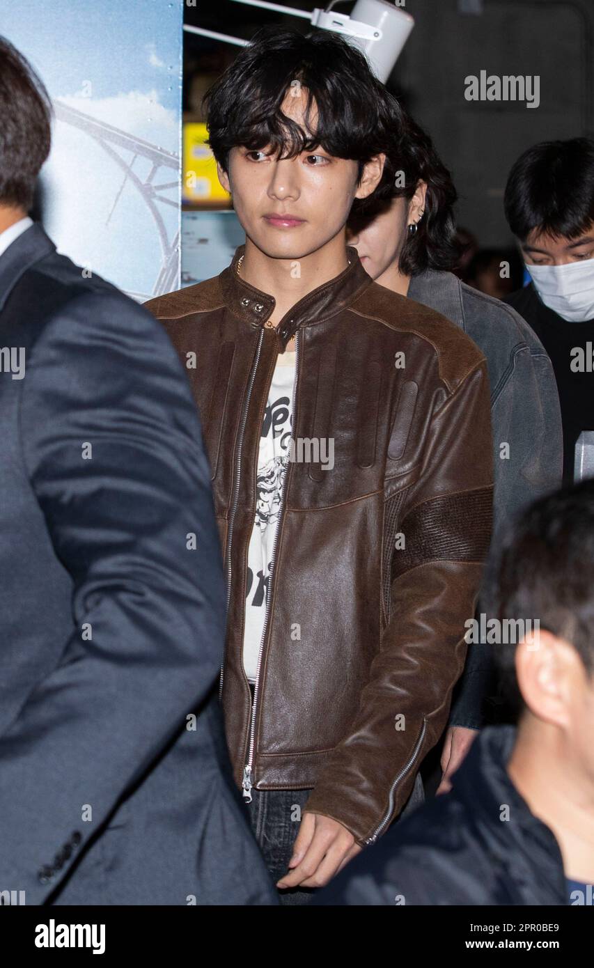 Seoul, South Korea. 24th Apr, 2023. South Korean boy band BTS member V ...