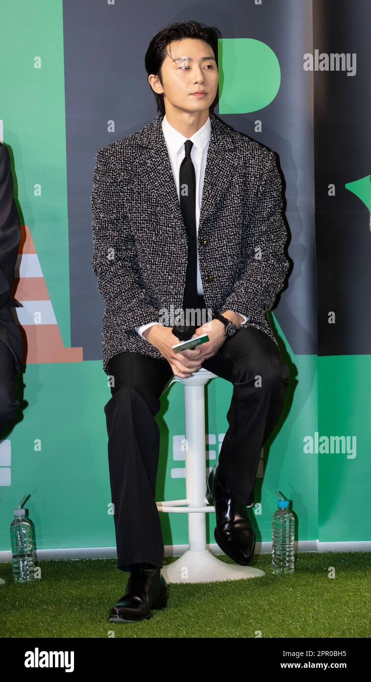 Seoul, South Korea. 24th Apr, 2023. South Korean actor Park Seo-joon ...