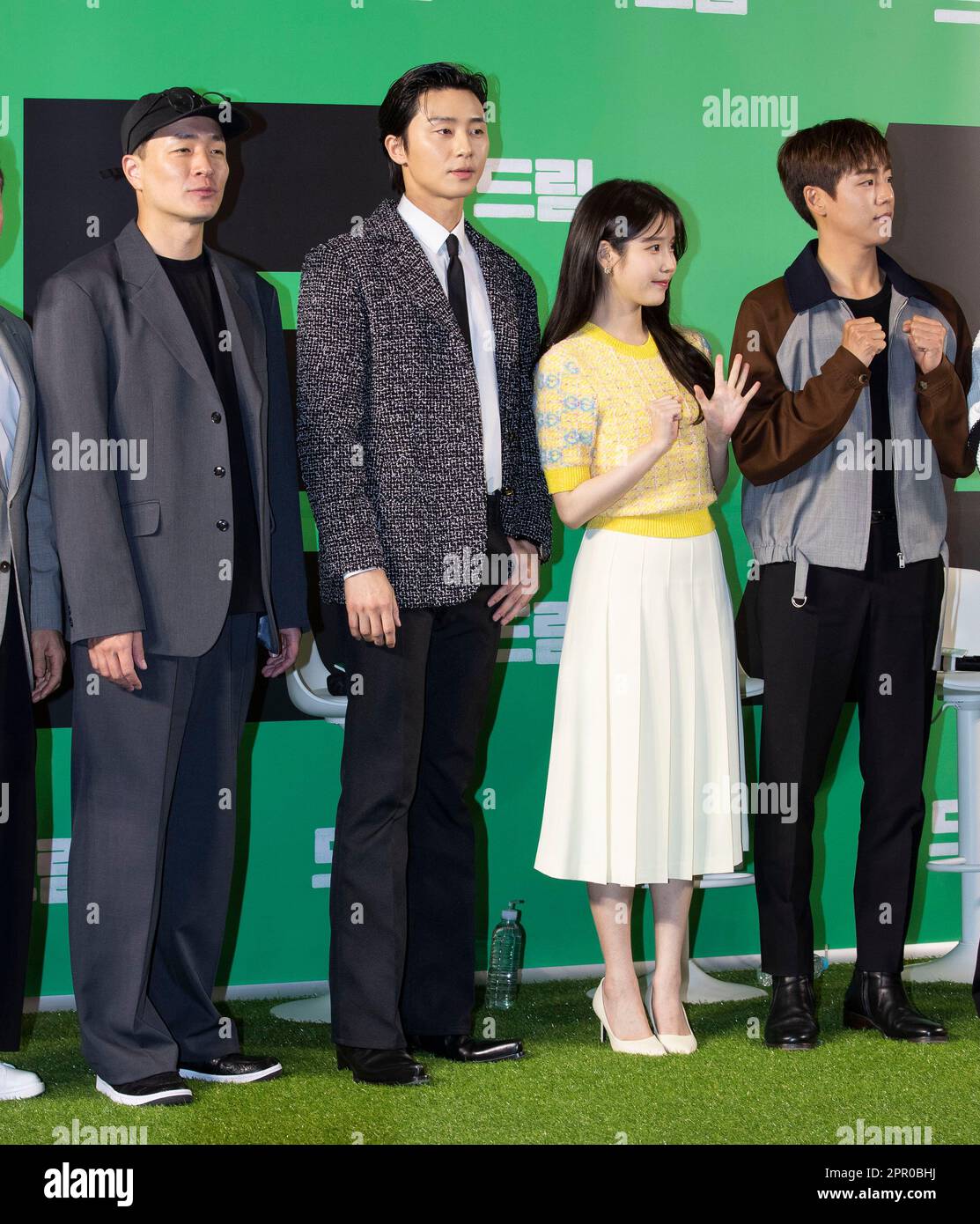 Seoul, South Korea. 24th Apr, 2023. (L to R) South Korean director Lee Byeong-heon, actor Park ...