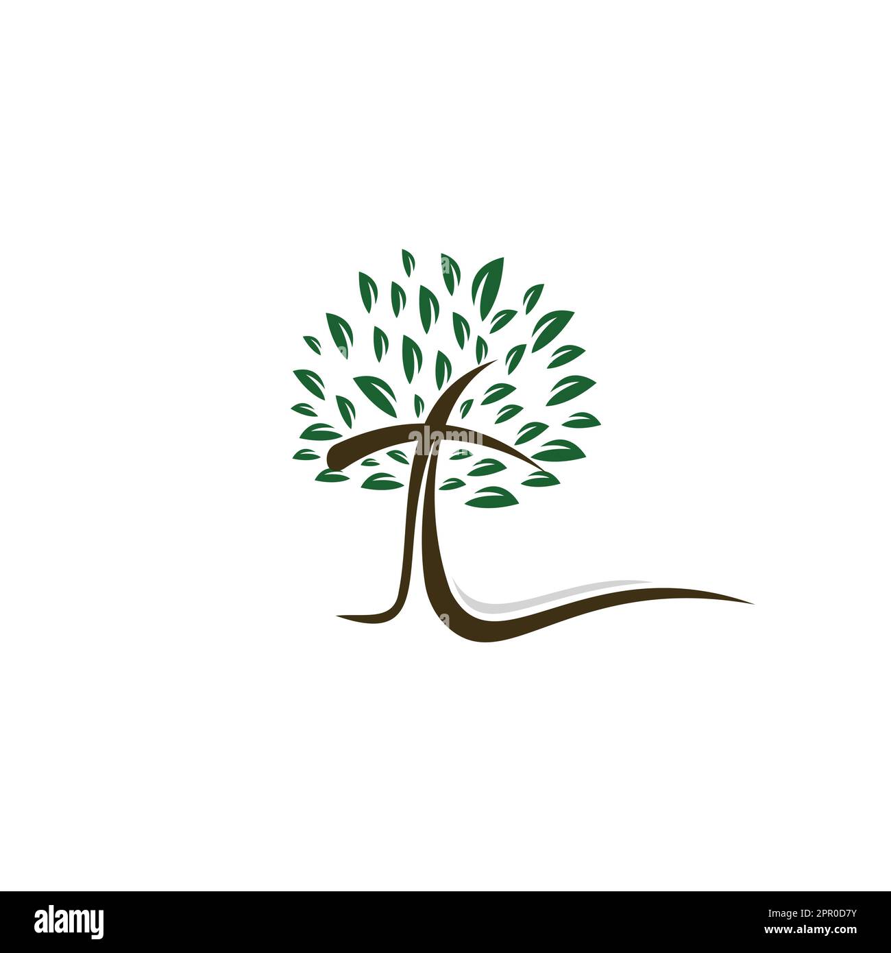 Tree religious cross symbol icon vector design Stock Vector Image & Art ...