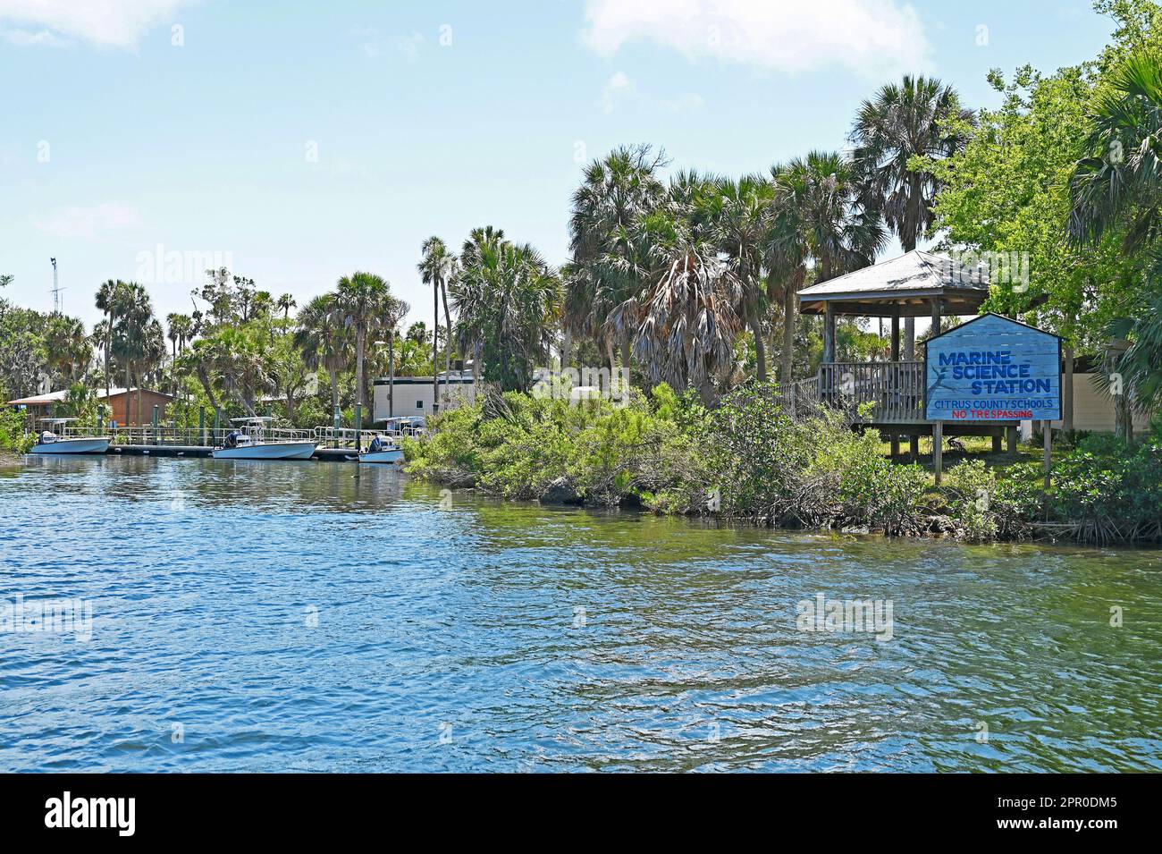 The Citrus County Schools' Marine Science Station at Crystal River in ...