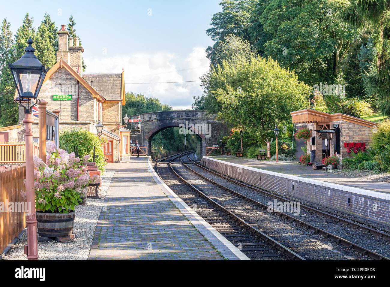 Arley Station on the Severn Valley Steam Railway, Worcestershire ...