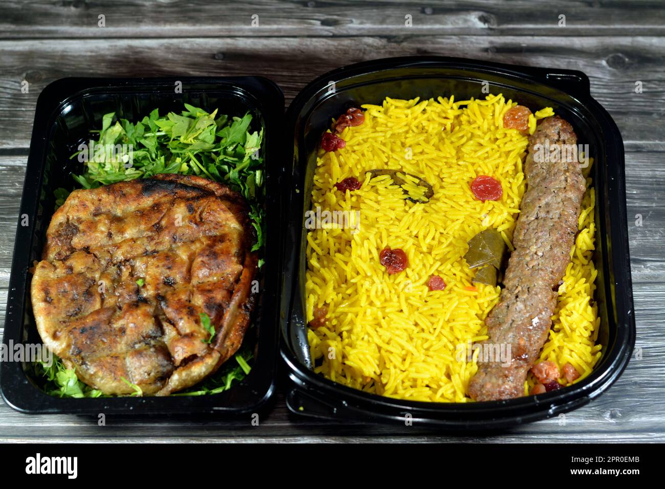 Background of Traditional Egyptian Hawawshi, pita stuffed with minced ...