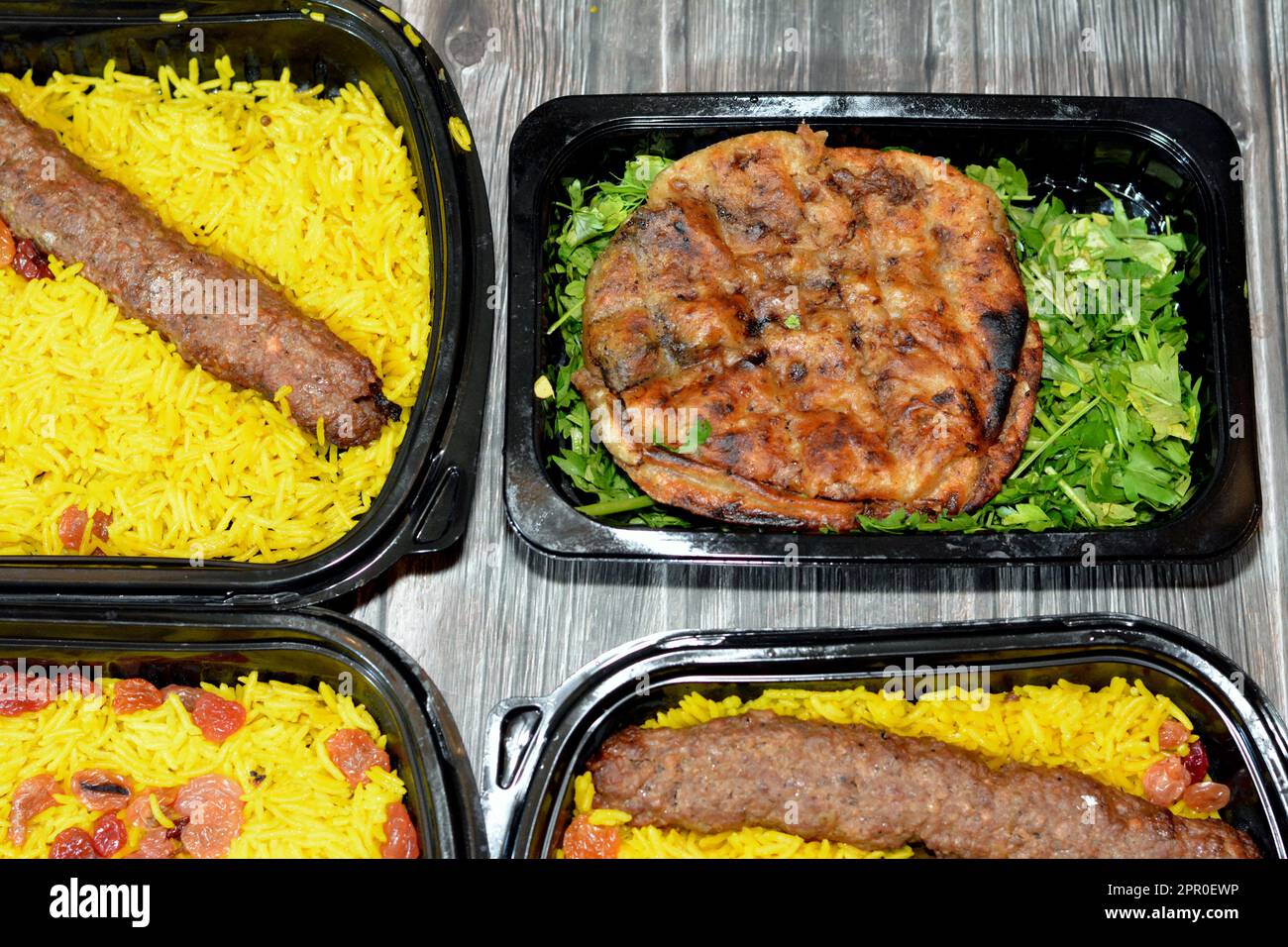 Background of Traditional Egyptian Hawawshi, pita stuffed with minced ...