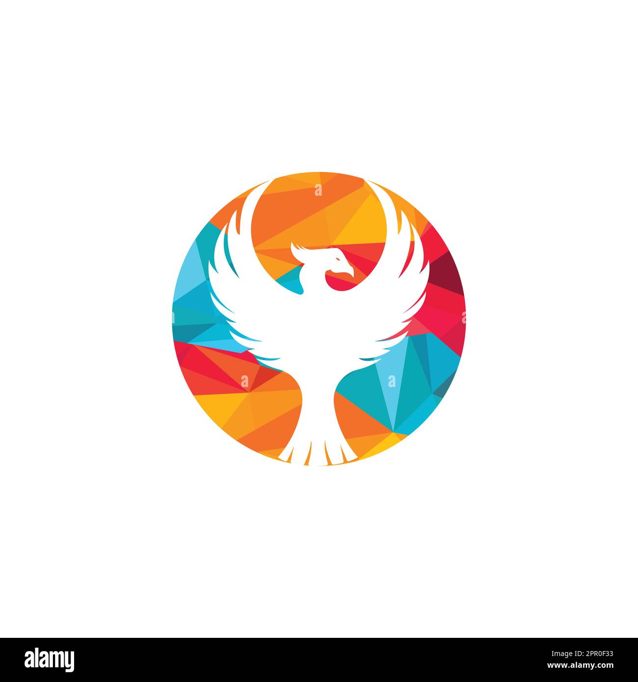 Phoenix logo design. Creative logo of mythological bird Stock Vector ...