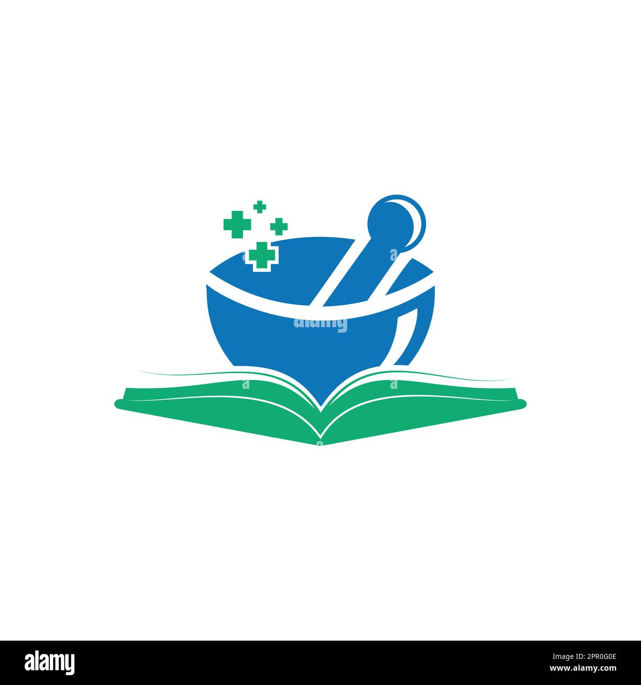Pharmacy book vector logo design. Medical study logo design concept ...