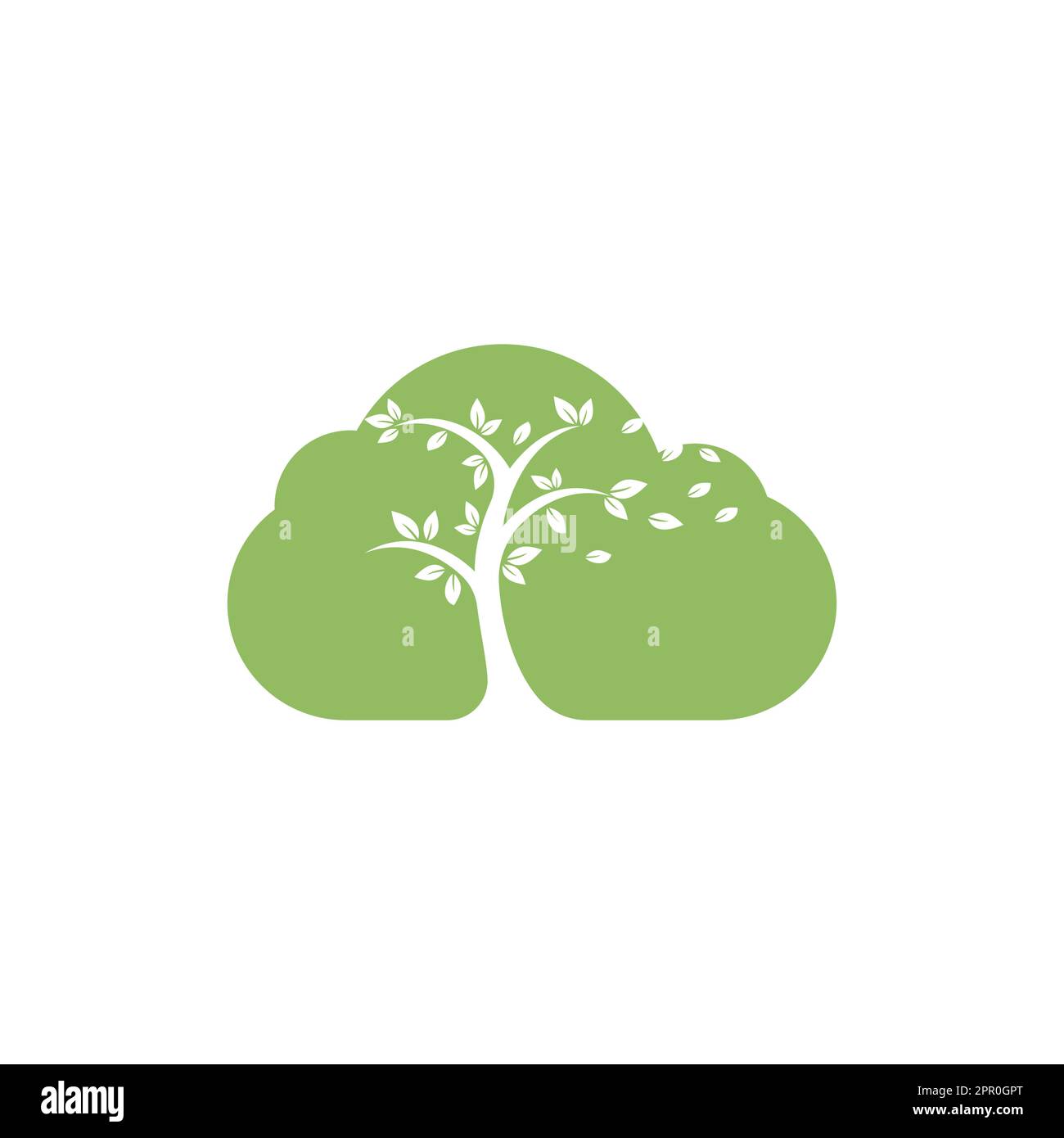 Cloud tree logo design. Nature cloud logo design concept vector Stock ... Cloud tree logo design. Nature cloud logo design concept vector Stock ...