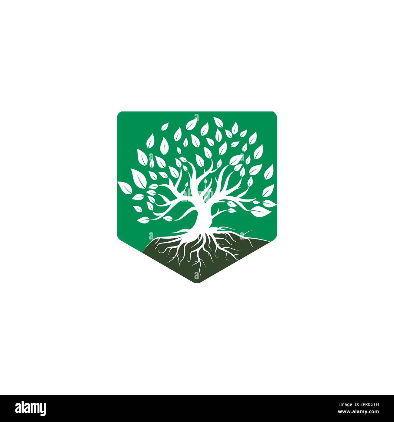 Tree root logo vector design illustration. Tree of Life logo design inspiration Stock Vector ...