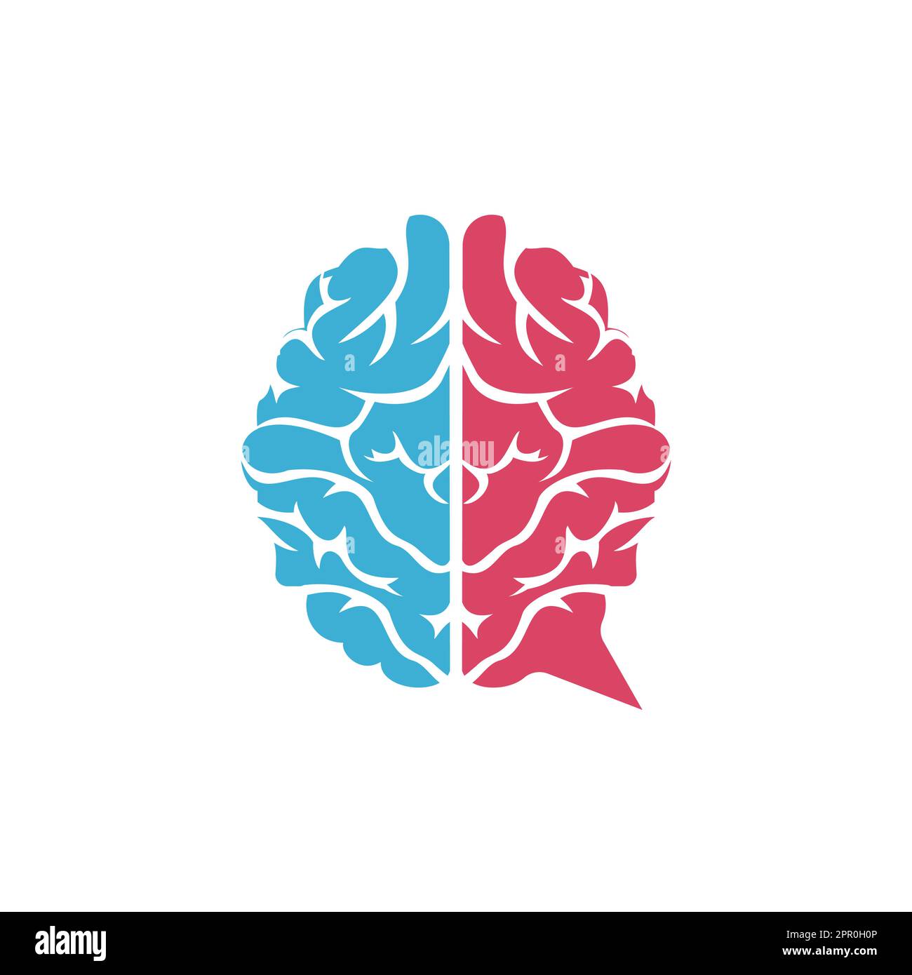 Brain chat vector logo template. Brain Consult logo design concept ...