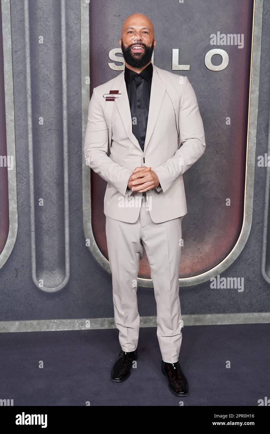 Common attends the global premiere of Silo, at Battersea Power Station ...