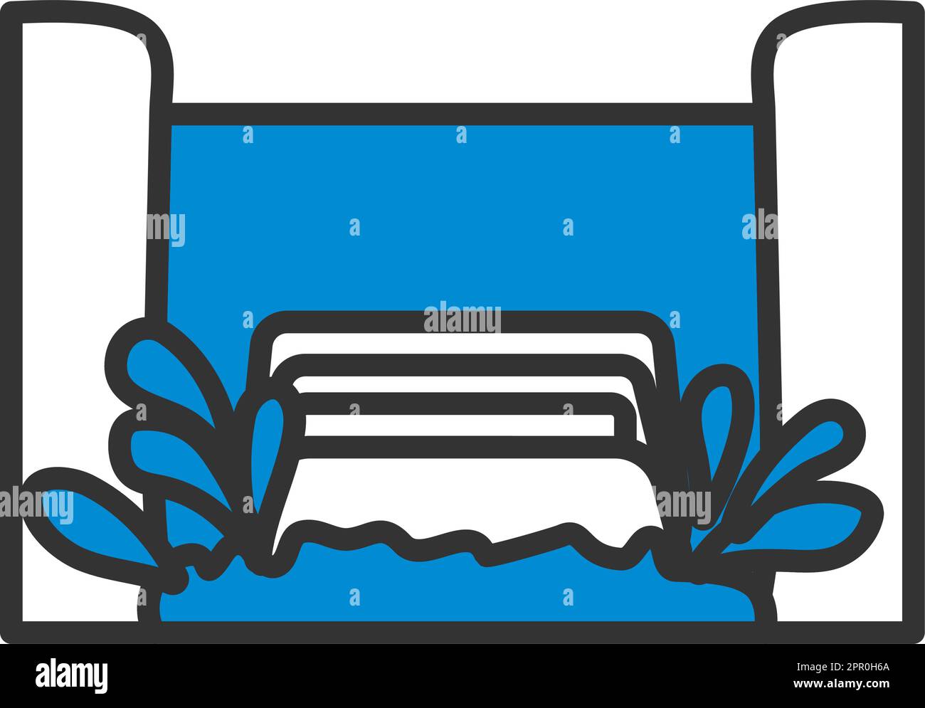 Boat with flags Stock Vector Images - Alamy