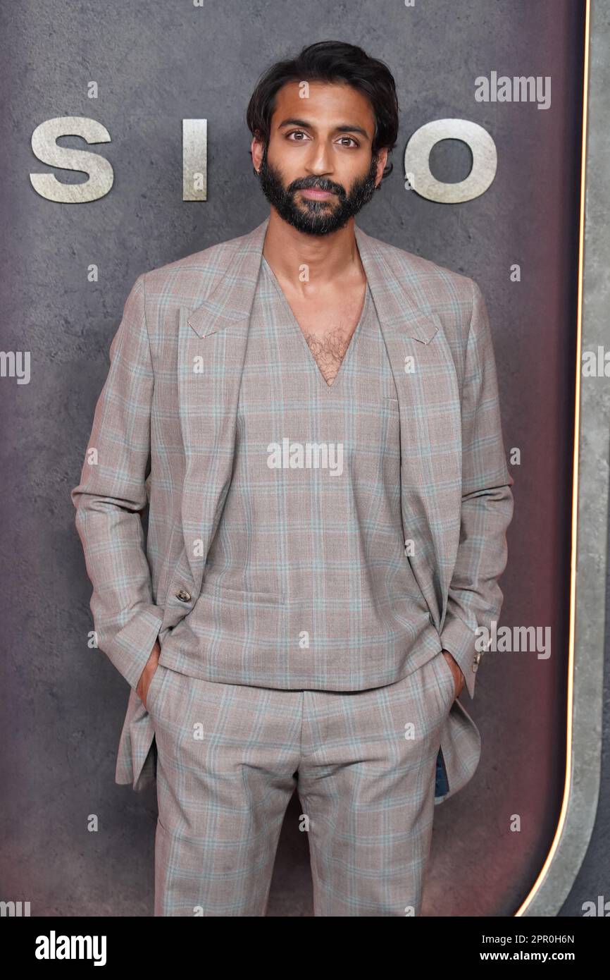 Avi Nash attends the global premiere of Silo, at Battersea Power ...