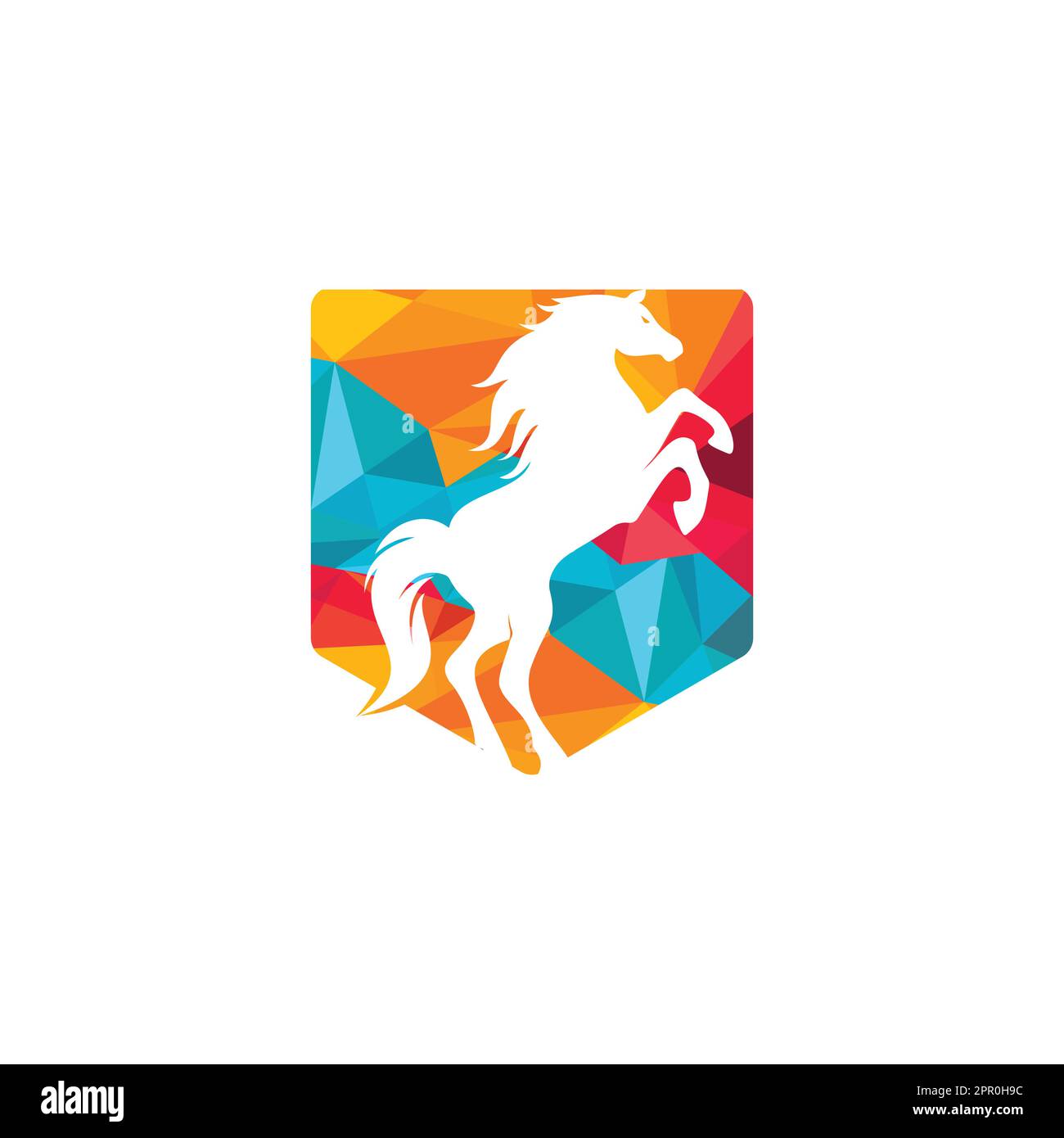 Horse vector logo design. Horse racing logo design Stock Vector Image ...