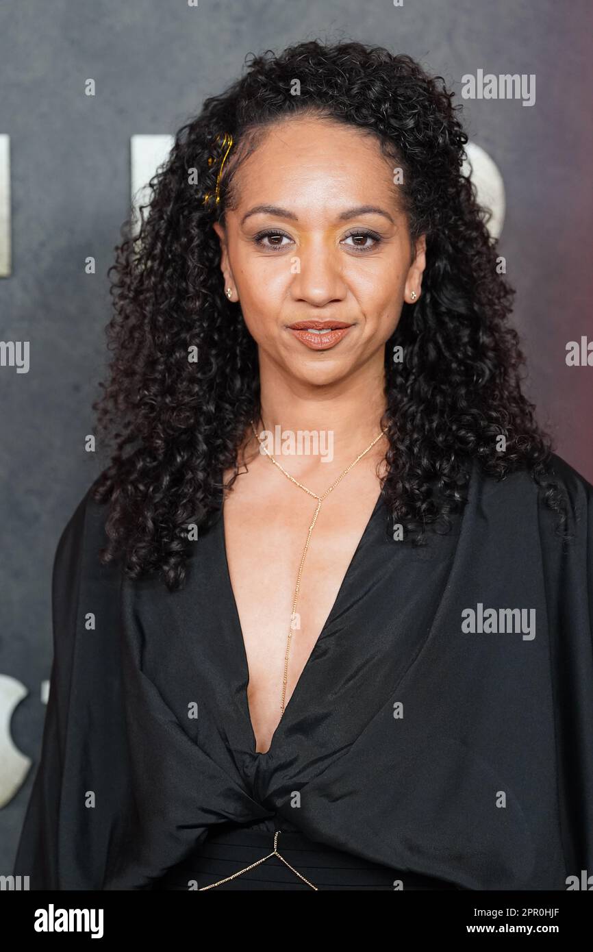 Alexandria Riley attends the global premiere of Silo, at Battersea ...