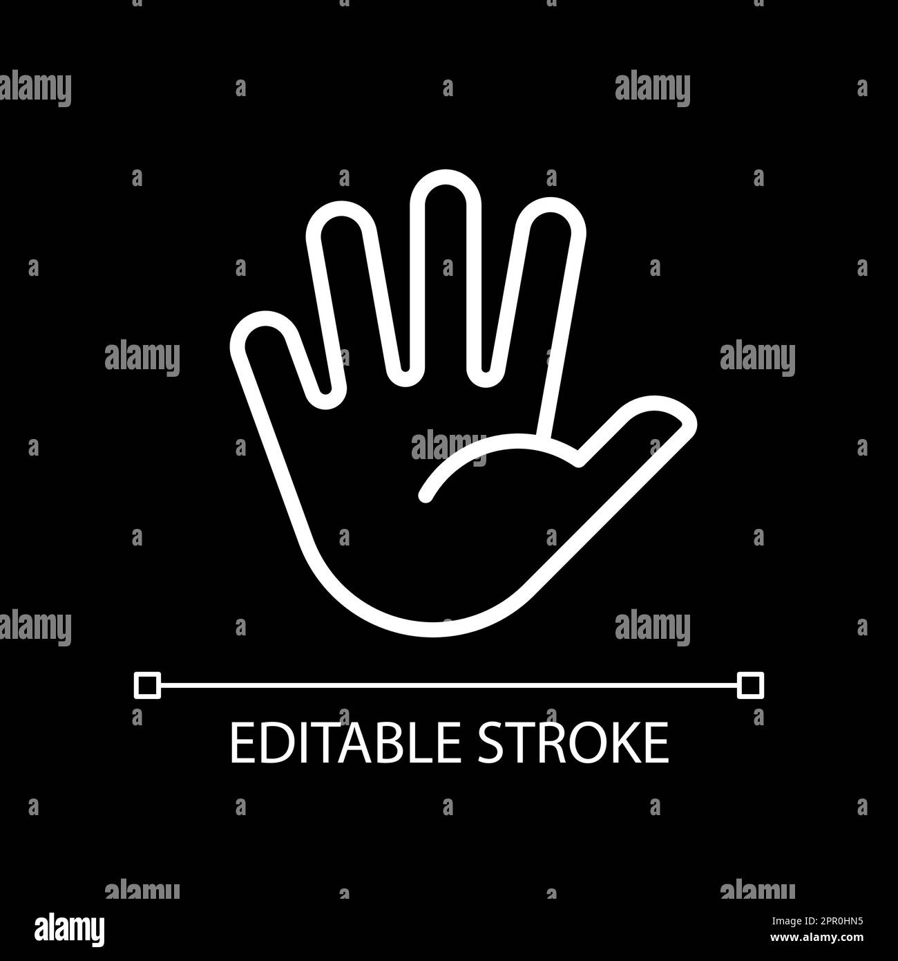 Goodbye gesture Black and White Stock Photos & Images - Alamy