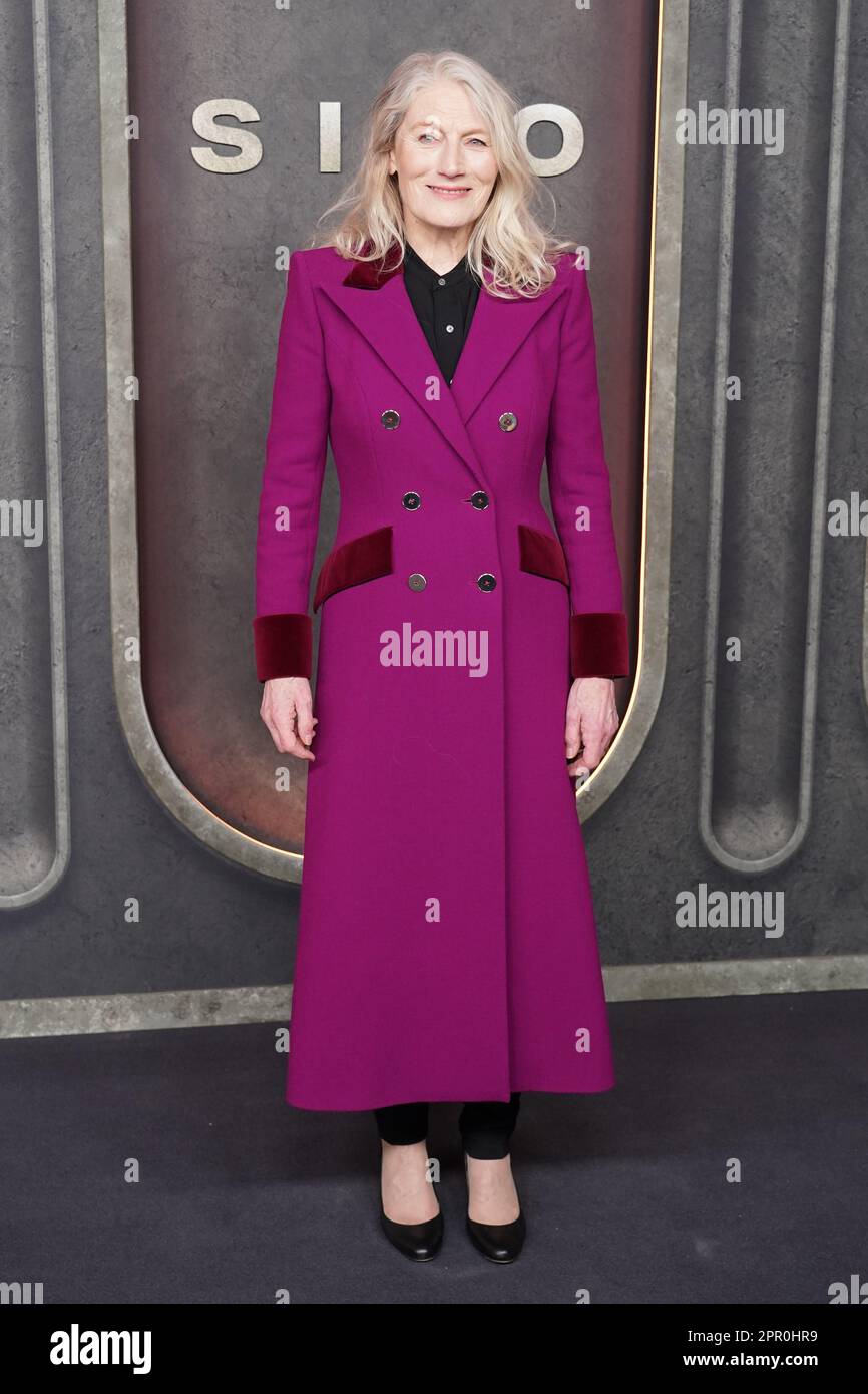 Geraldine James attends the global premiere of Silo, at Battersea Power ... Geraldine James attends the global premiere of Silo, at Battersea Power ...