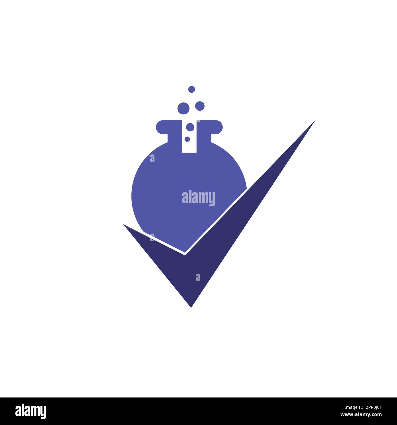 Lab Check vector logo design. Lab check verified logo vector icon ...