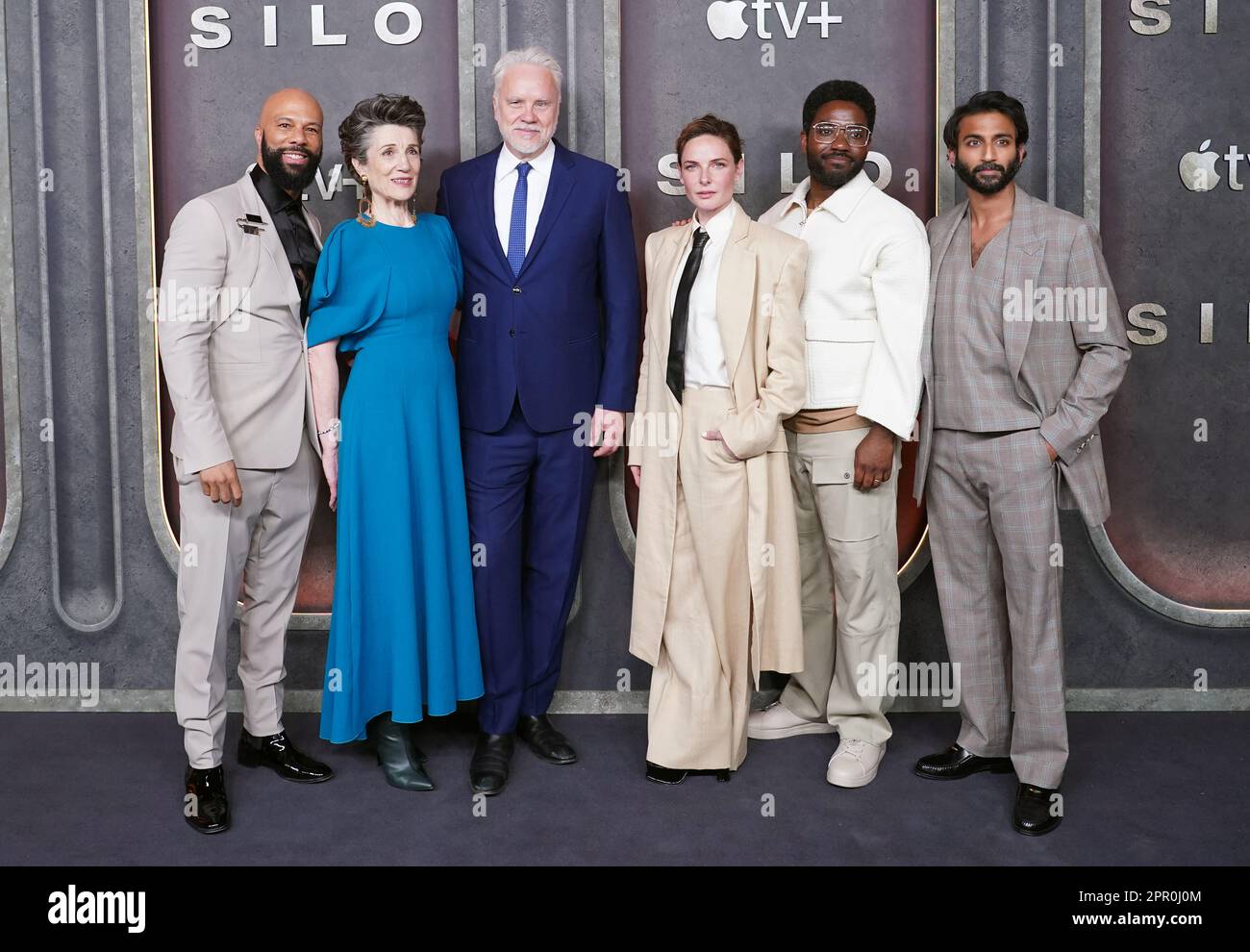 (left to right) Common, Harriet Walter, Tim Robbins, Rebecca Ferguson ...