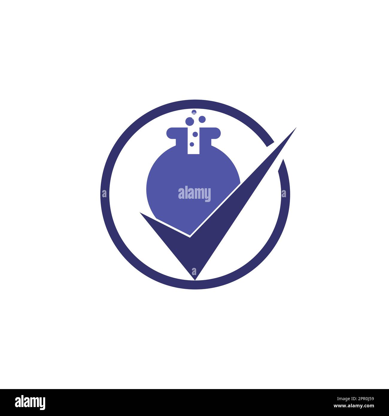 Lab Check vector logo design. Lab check verified logo vector icon ...