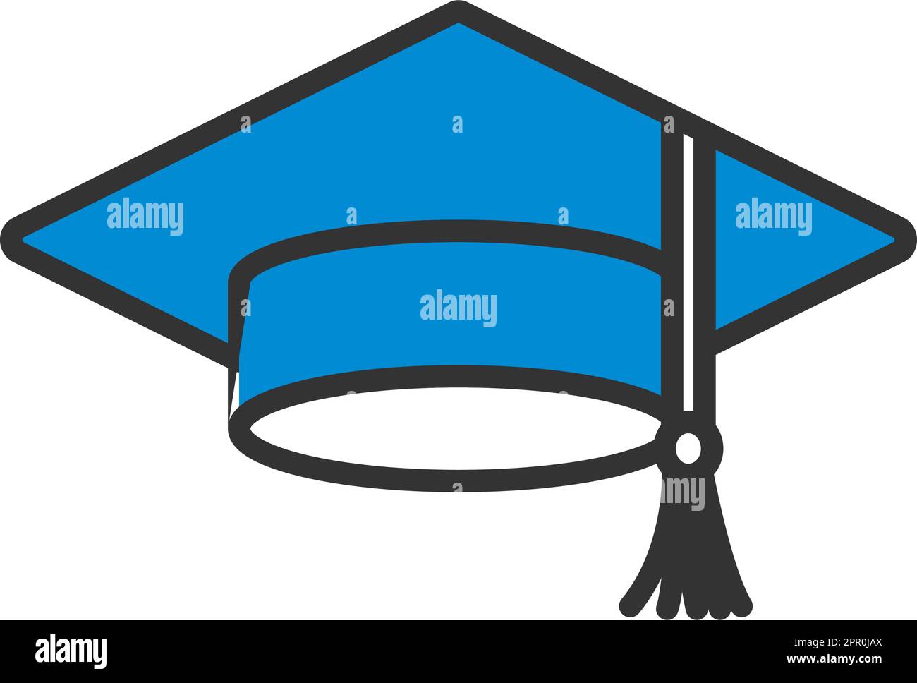 Graduation cap outline hi-res stock photography and images - Alamy