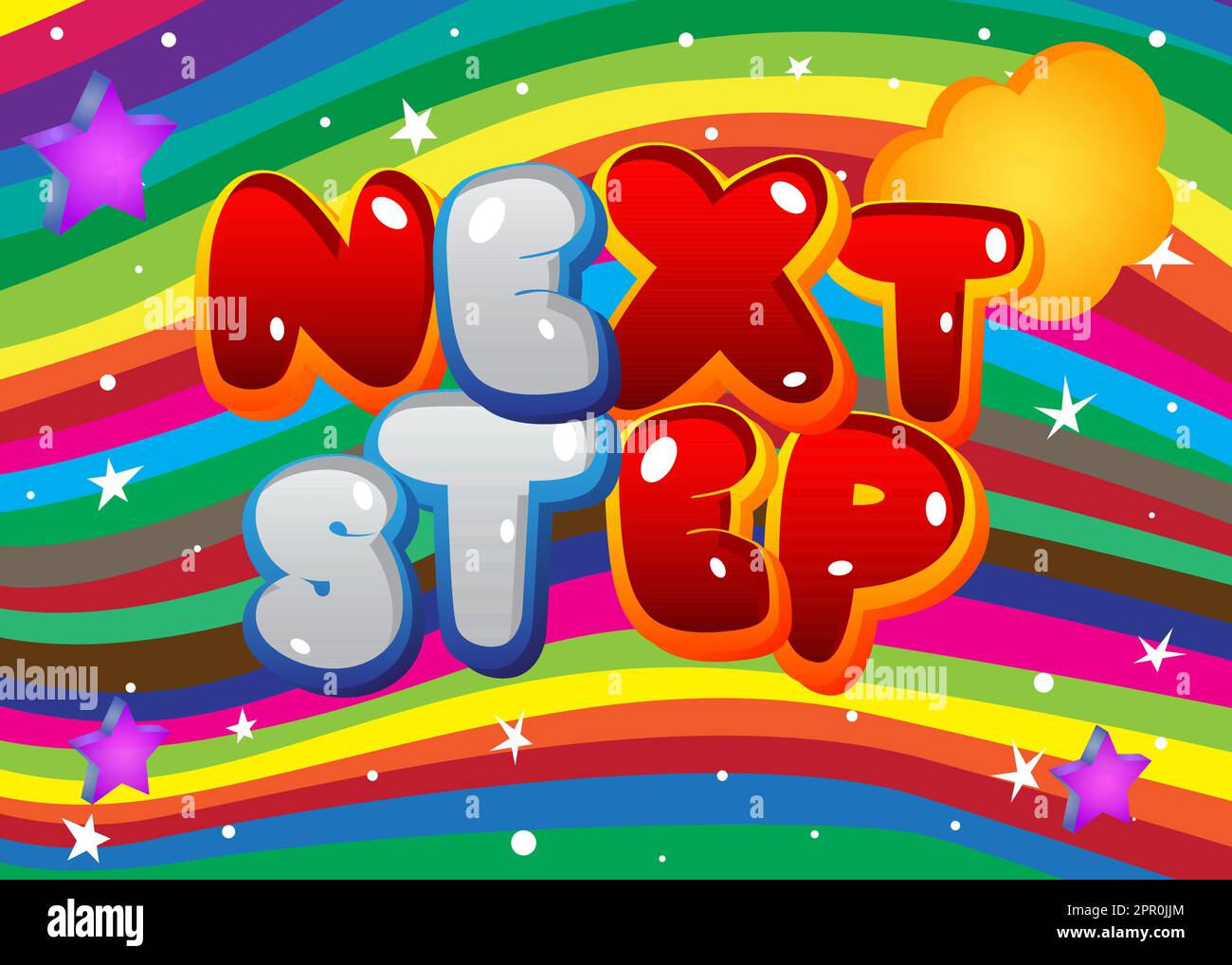 Step cartoon hi-res stock photography and images - Alamy