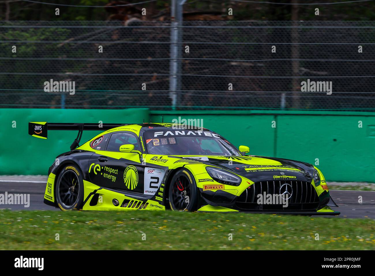 Monza, Italy. 21st Apr, 2023. Mercedes-AMG GT3 Team GetSpeed of Lance ...