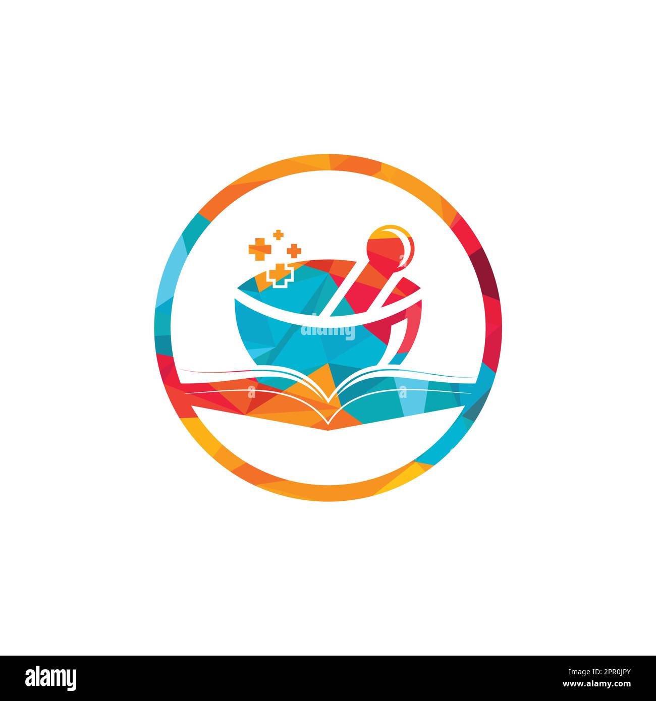 Pharmacy book vector logo design. Medical study logo design concept ...