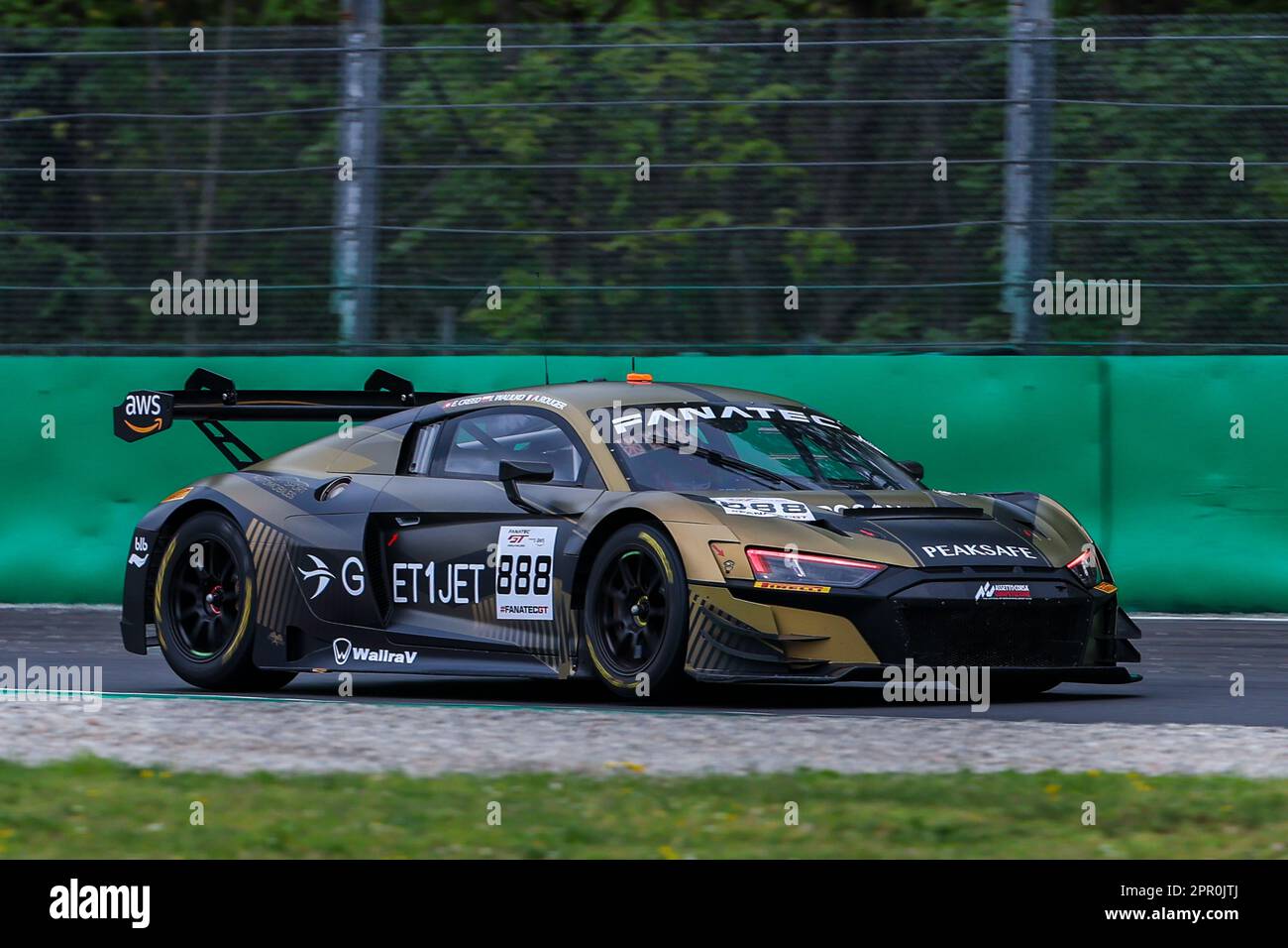 Monza, Italy. 21st Apr, 2023. Audi R8 LMS GT3 EVO II Team CSA Racing of ...