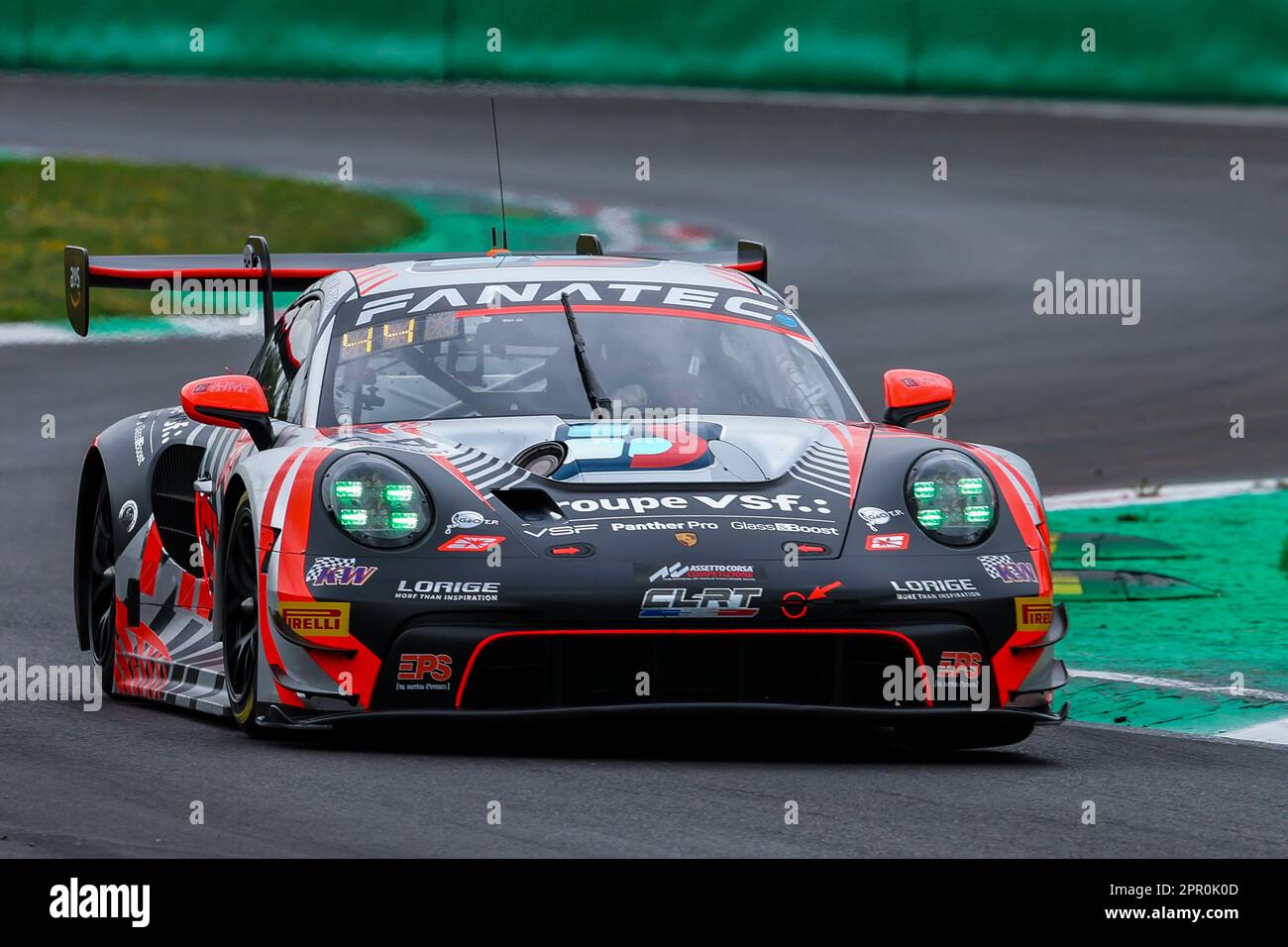 Monza, Italy. 21st Apr, 2023. Porsche 911 GT3 R (992) Team CLRT of ...