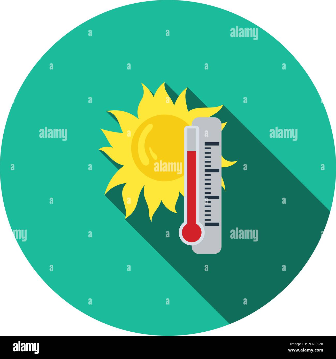 Summer Heat Icon Stock Vector Image & Art - Alamy