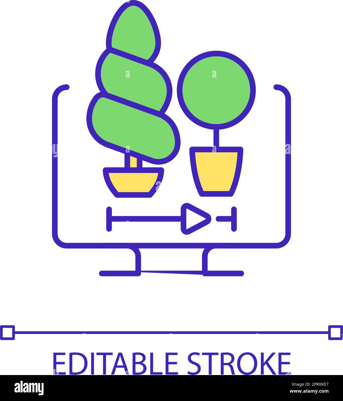 Planting instruction Stock Vector Images - Alamy