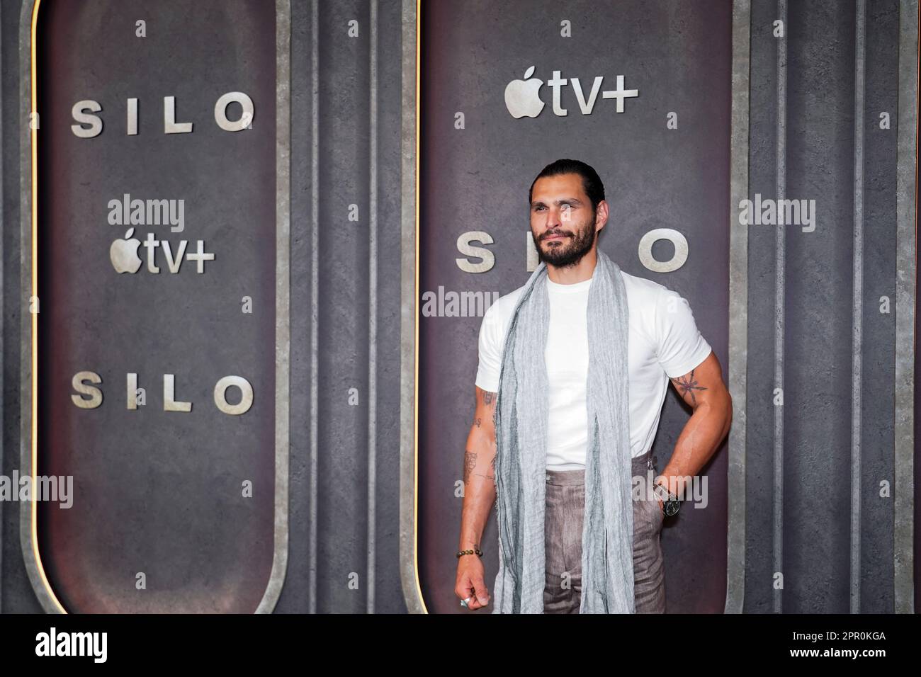 Actor Christian Ochoa arrives to attend the premiere of Silo, in London ...
