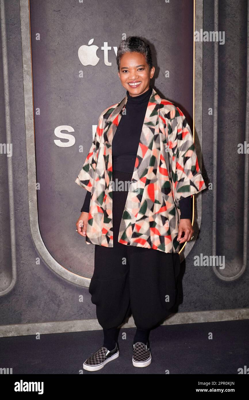 Actor Chipo Chung arrives to attend the premiere of Silo, in London ...