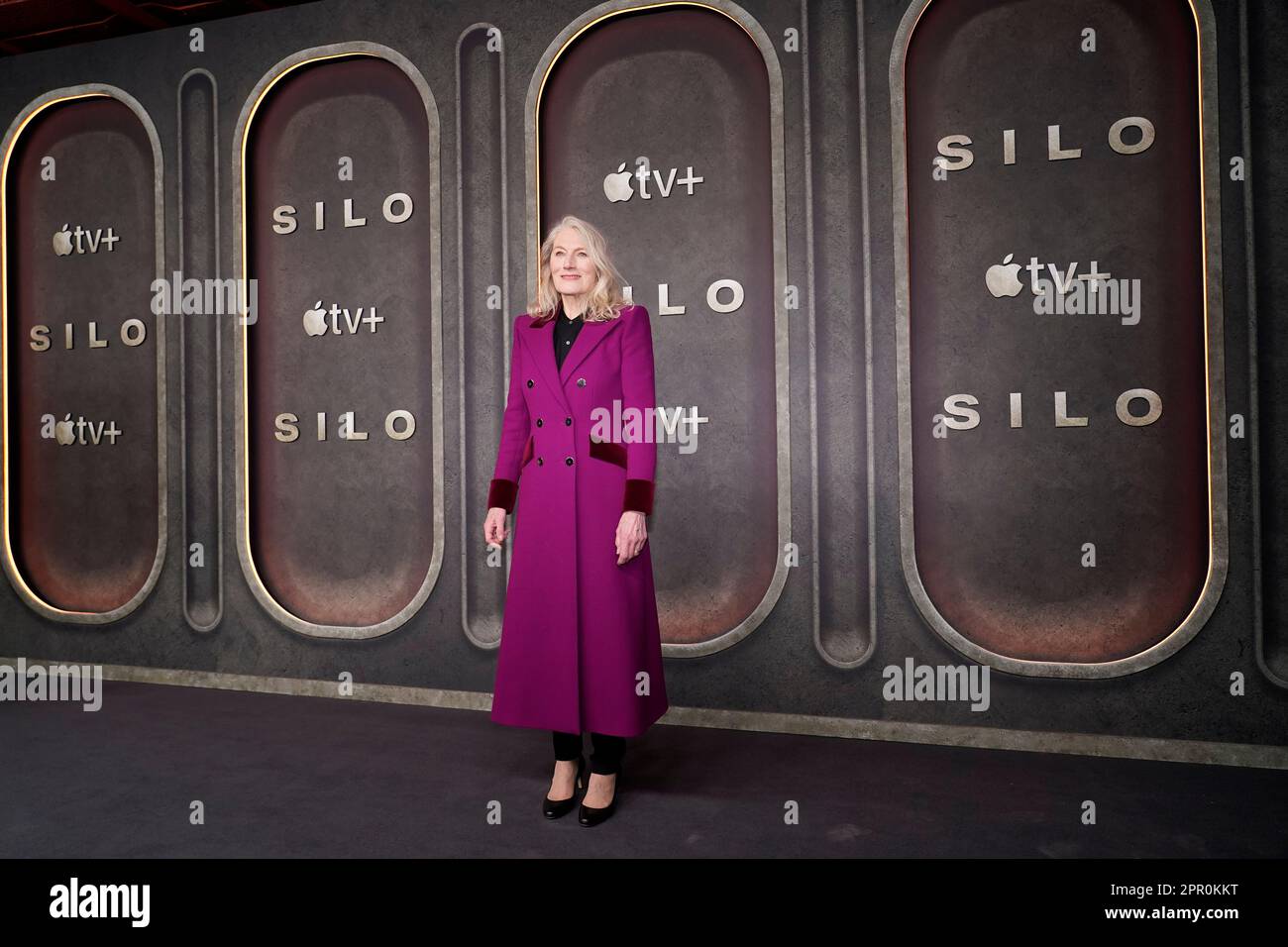 Actor Geraldine James arrives to attend the premiere of Silo, in London ...