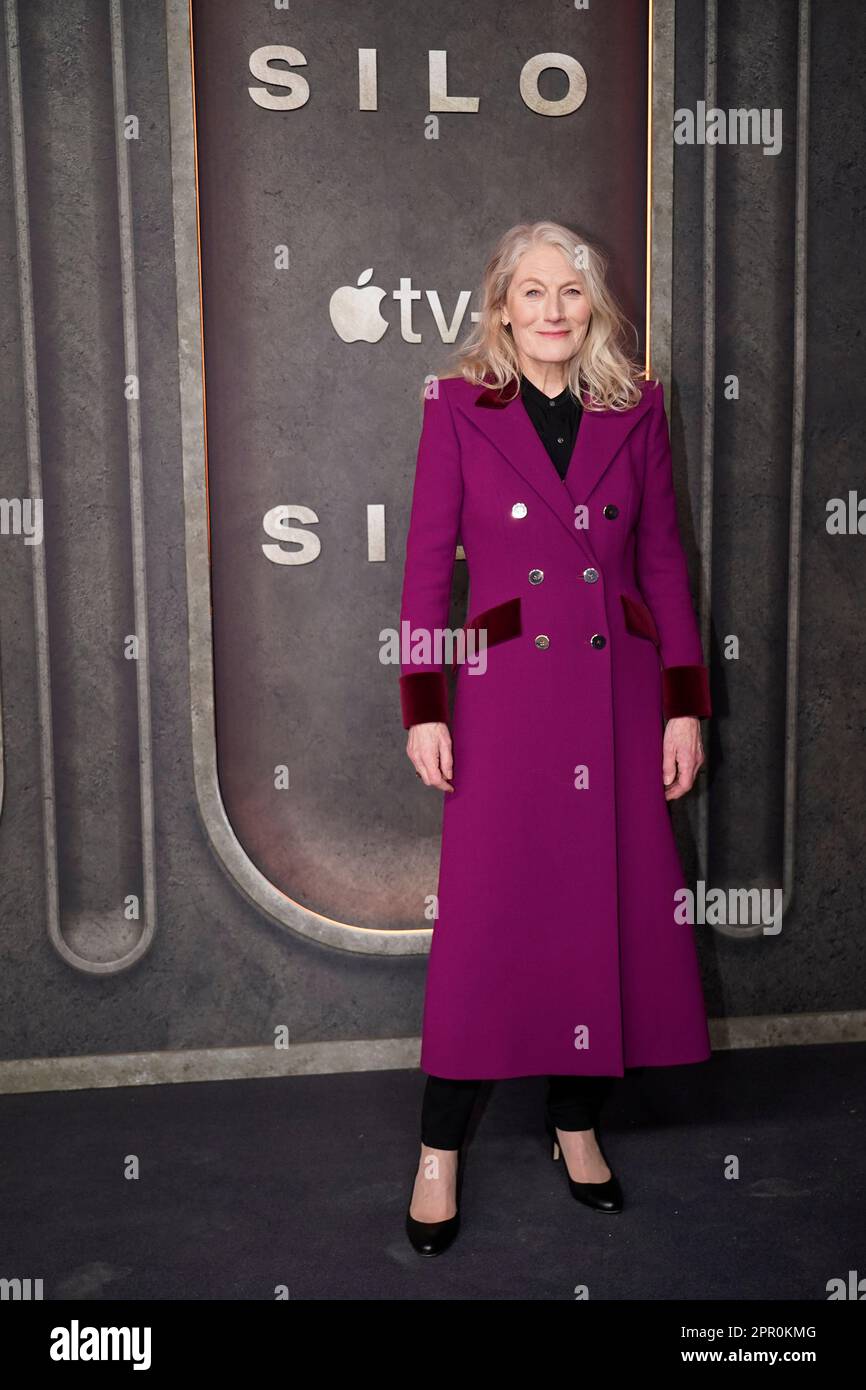 Actor Geraldine James arrives to attend the premiere of Silo, in London ...